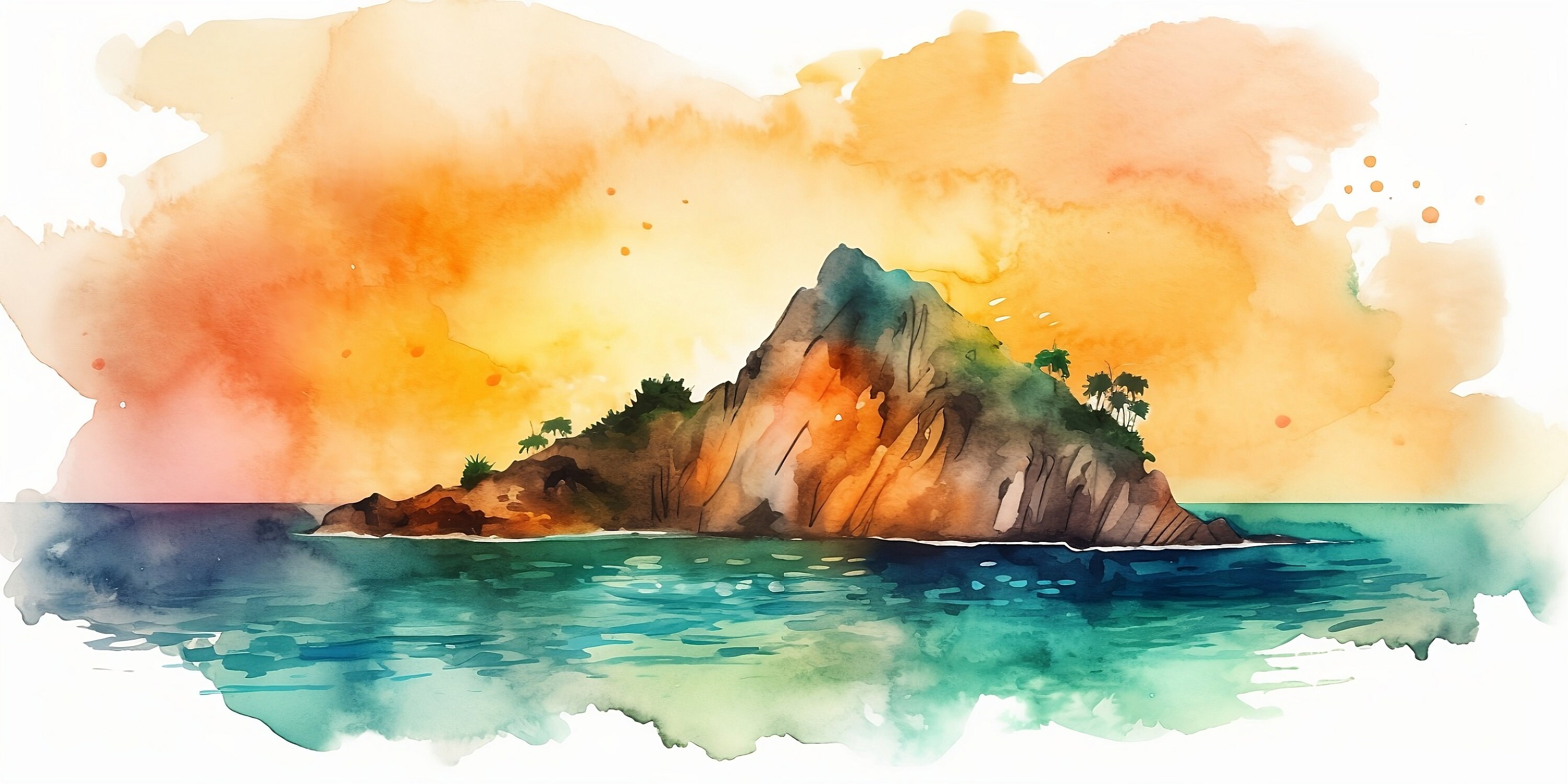 14 Watercolor Sea Sunset Digital Paper Pack Beach Sunset Printable ...