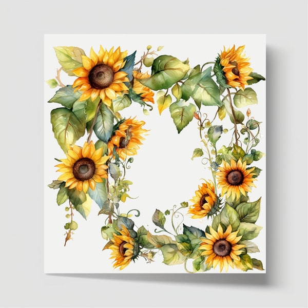 Sunflower Wall Border - Etsy