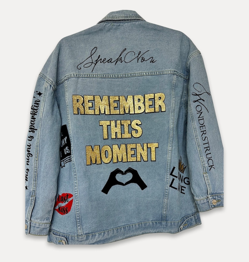 Taylor Swift Album Denim Jacket, Eras Tour Denim Jacket - Etsy