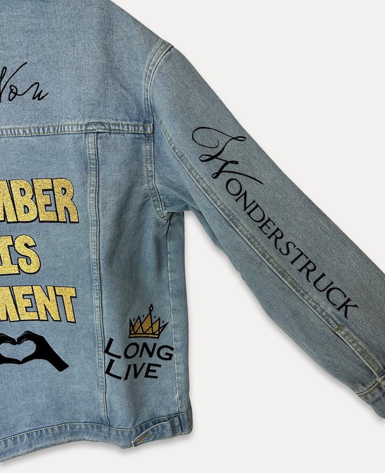 Taylor Swift Album Denim Jacket, Eras Tour Denim Jacket - Etsy