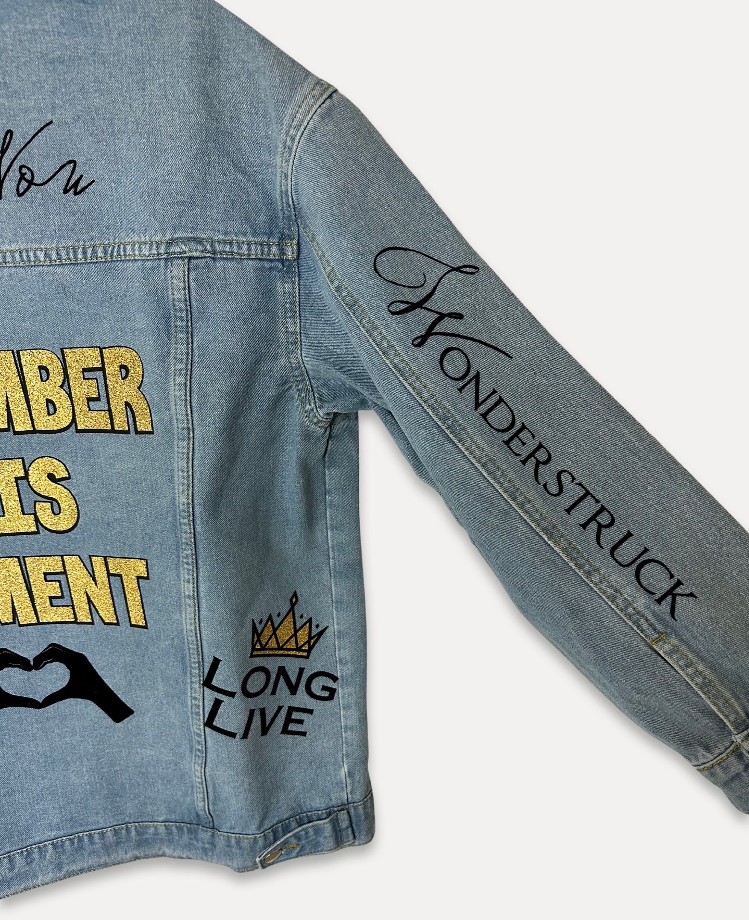 Taylor Swift Album Denim Jacket, Eras Tour Denim Jacket - Etsy