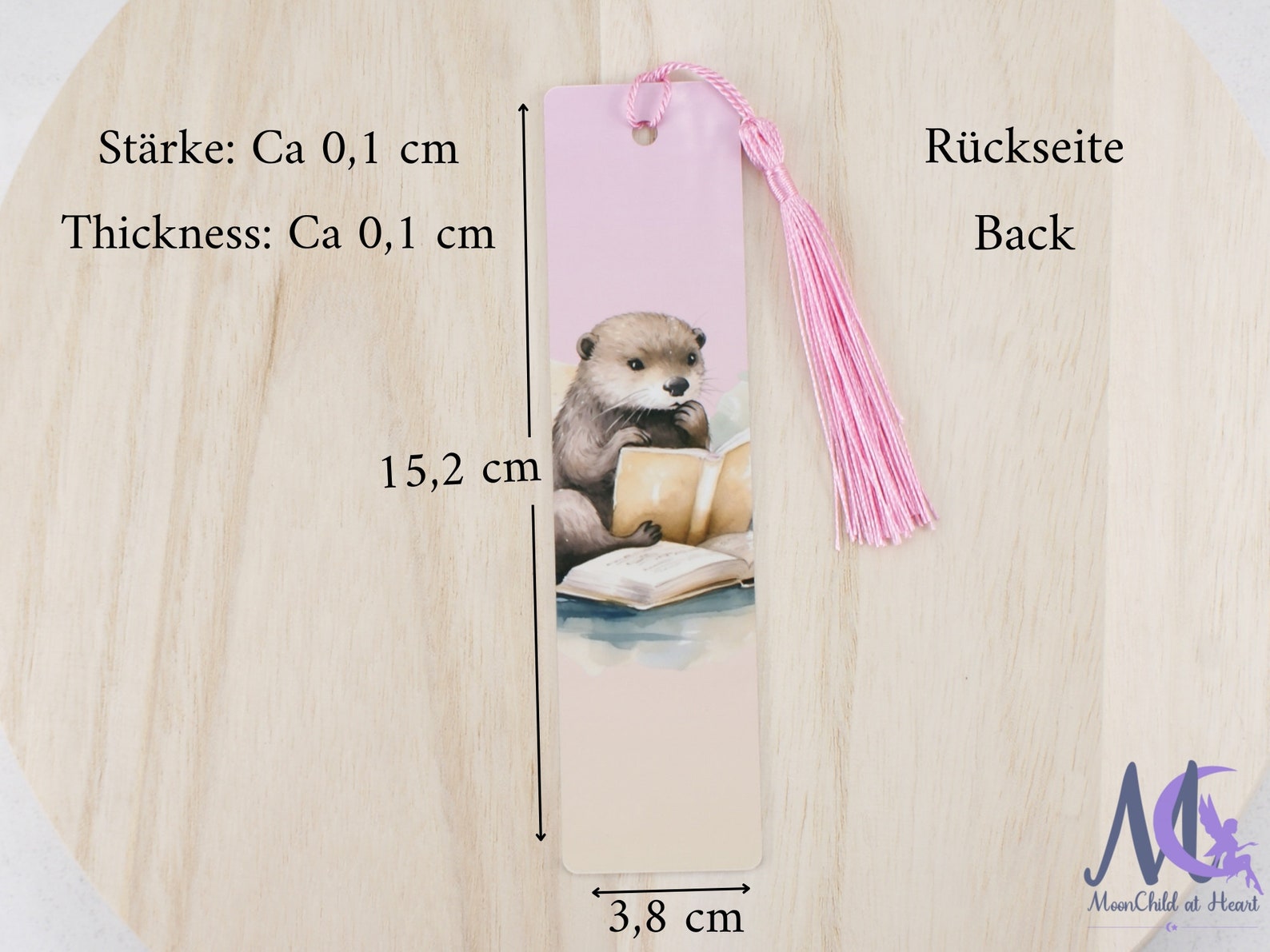 Bookmark Personalized With the Desired Name, Bookmark for Bookworms ...