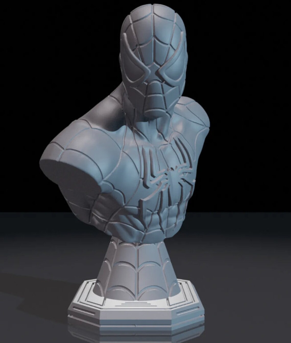 Spiderman Bust 3D STL File 3D Printer Format - Etsy