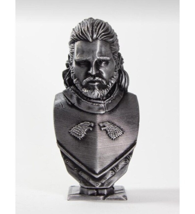 Jon Snow 3D STL File 3D Printer Format - Etsy