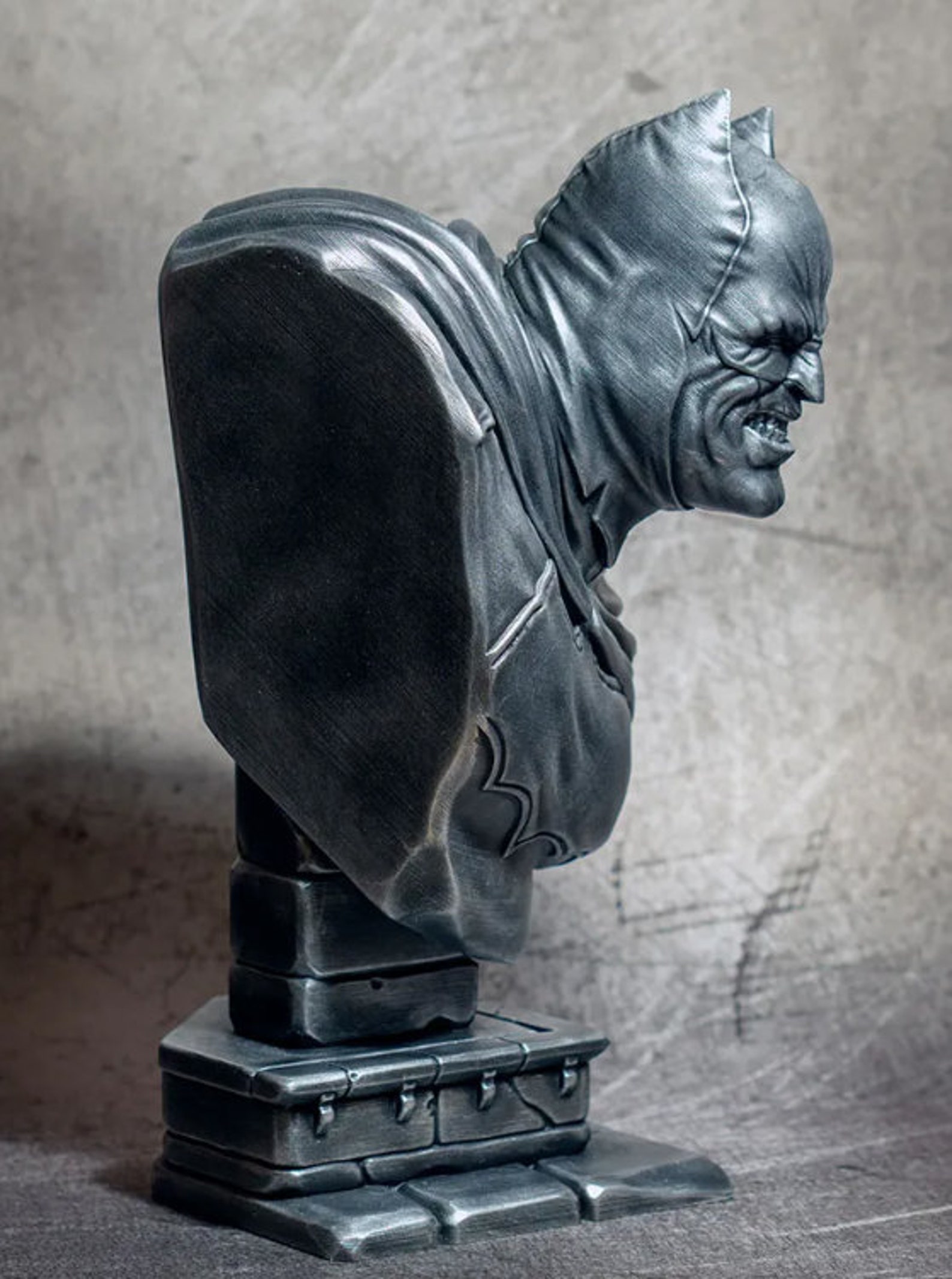 The Dark Knight Bust 3D STL File 3D Printer Format - Etsy