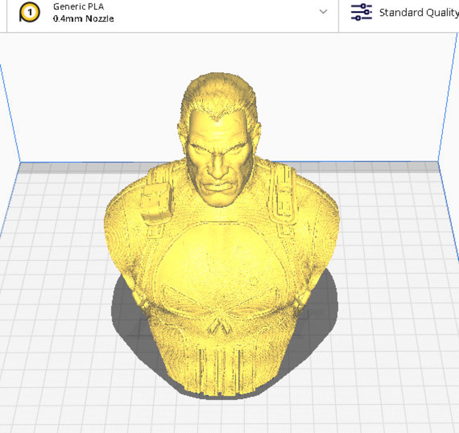 The Punisher Bust 3D STL File 3D Printer Format - Etsy