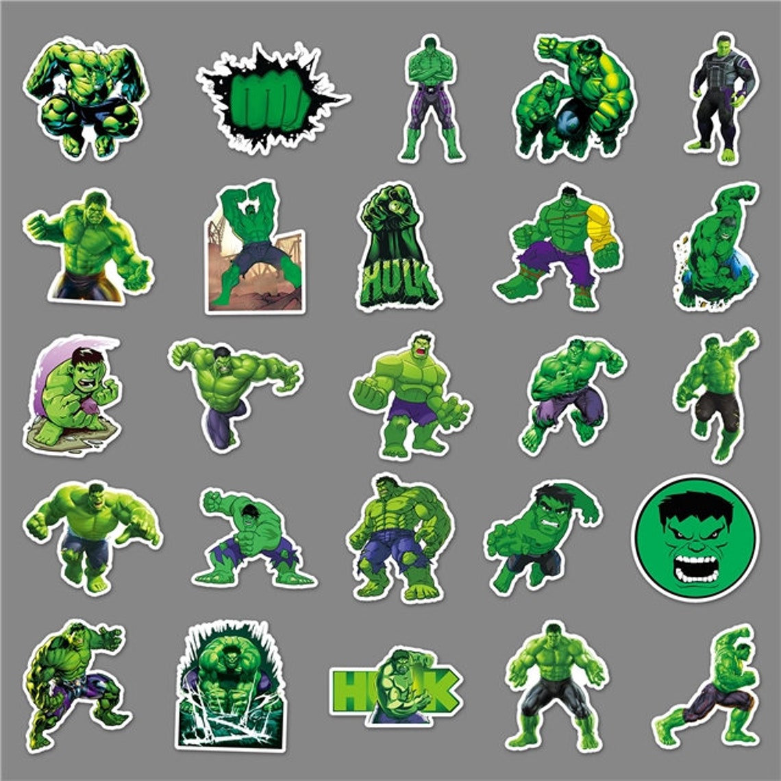 Hulk Stickers Waterproof Laptop Hydro Flask - Etsy