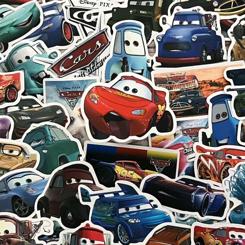 Lightning Mcqueen Name Labels - Etsy