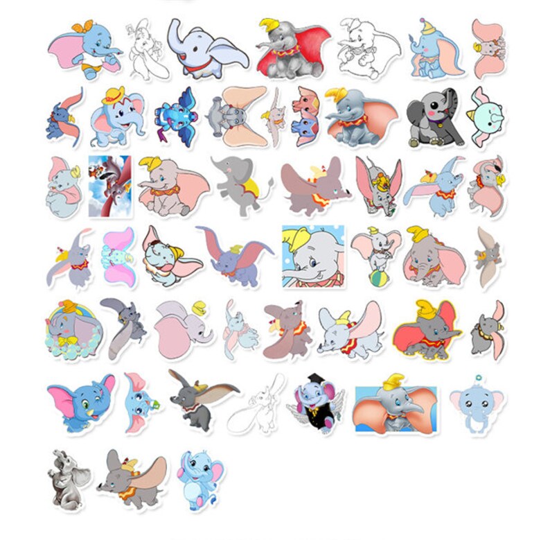 Dumbo Stickers Waterproof Laptop Hydro Flask - Etsy