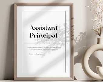 Assistant Principal Gifts Ideas, Teacher Appreciation Poster, Assistant ...