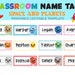 Planet Classroom Name Tags | Printable Elementary School Labels (PDF ...