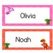 Classroom Name Tags Template Dinosaur | Editable | Printable ...