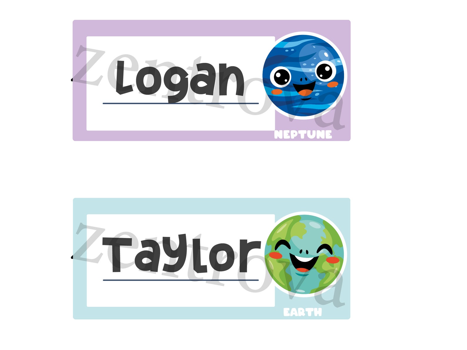 Planet Classroom Name Tags | Printable Elementary School Labels (PDF ...