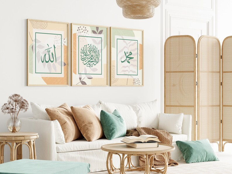 Islamic Wall Art, Islam Printable, Arabic Calligraphy for Modern Muslim ...