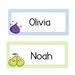 Classroom Name Tags Template Fruits | Editable | Printable | Elementary ...