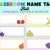 Classroom Name Tags Template Cute Animals Rainbow | Editable ...