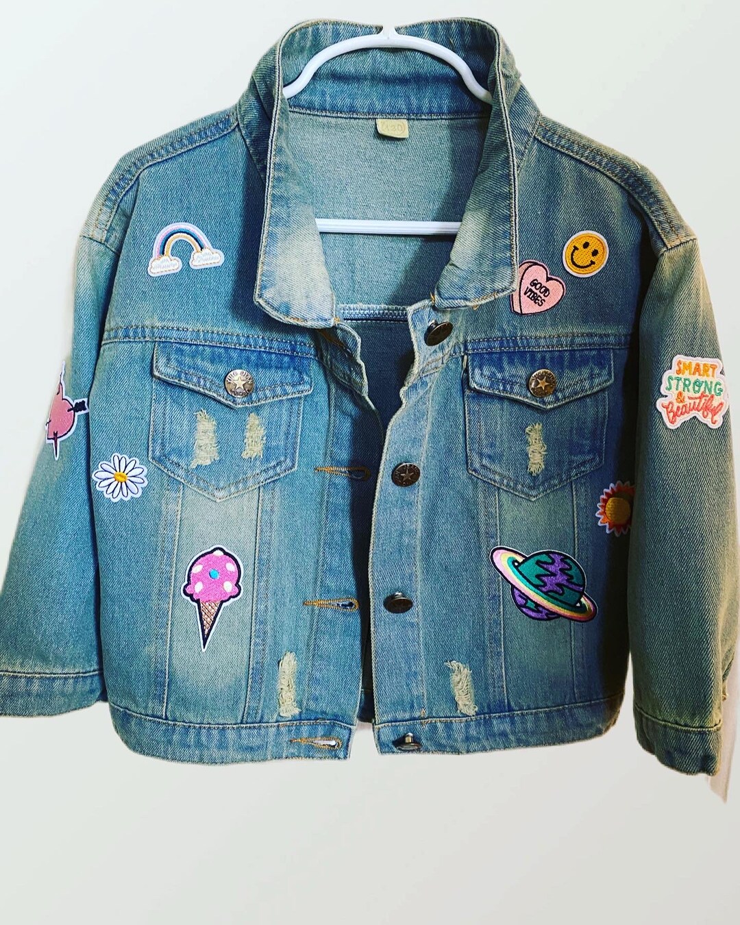 Personalized Jean Jacket Kids - Etsy