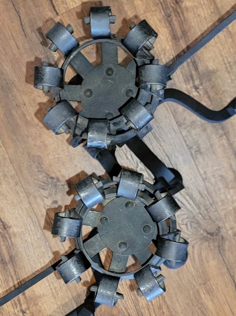 Pair American Iron Andirons Swing Cooking Arm/pot Hanger - Etsy