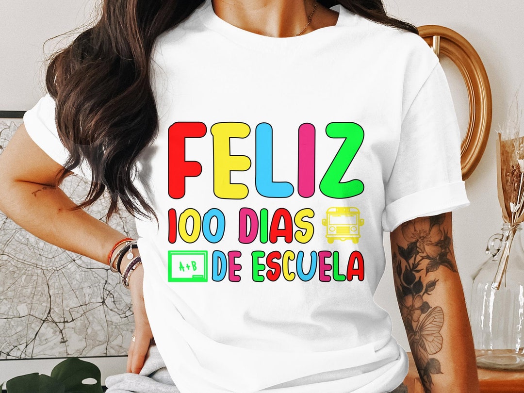 Feliz 100 Dias De Escuela Png Svg - Etsy UK