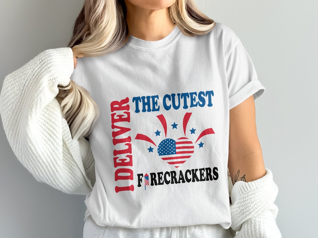 I Deliver the Cutest Firecrackers Svg Png - Etsy