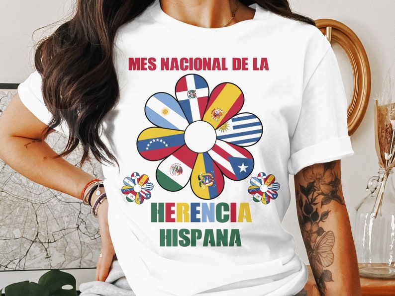 Mes Nacional De La Herencia Hispana Svg Png - Etsy