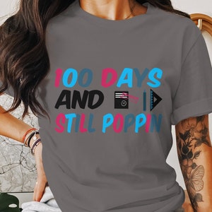 100 Days and Still Poppin Png Svg - Etsy