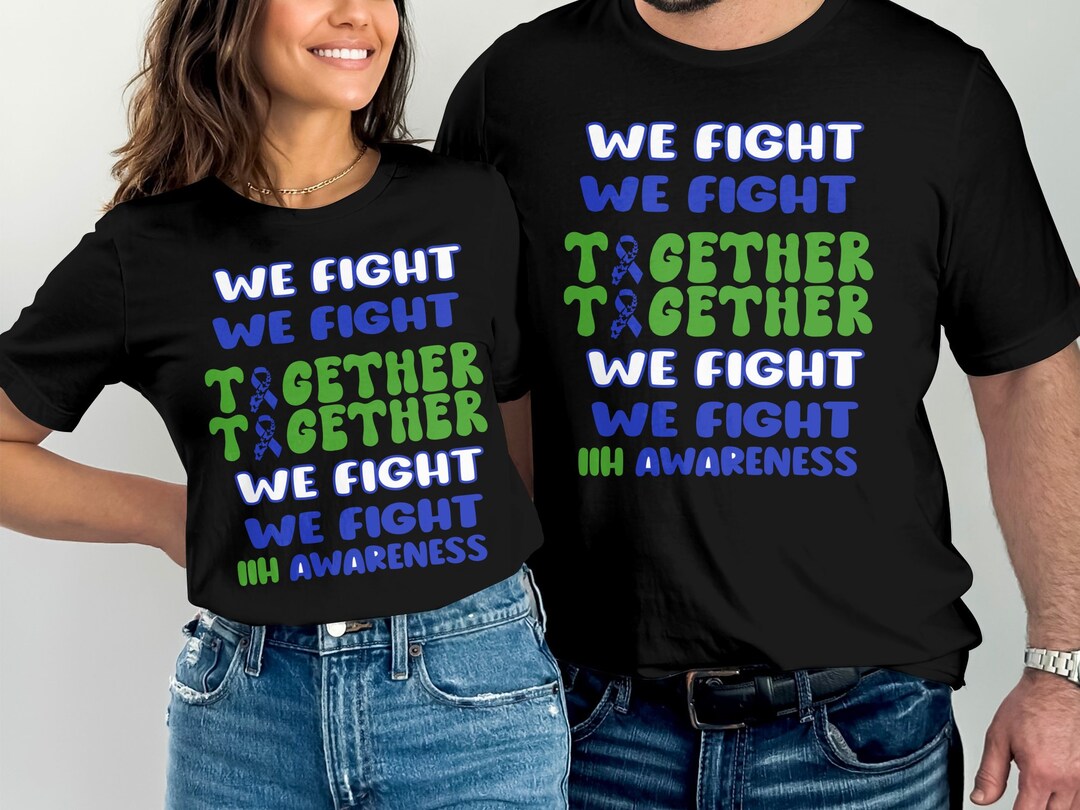 We Fight Together IIH Awareness Svg Png - Etsy