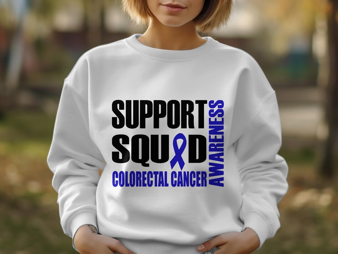 Support Squad Colorectal Cancer Awareness Svg Png - Etsy