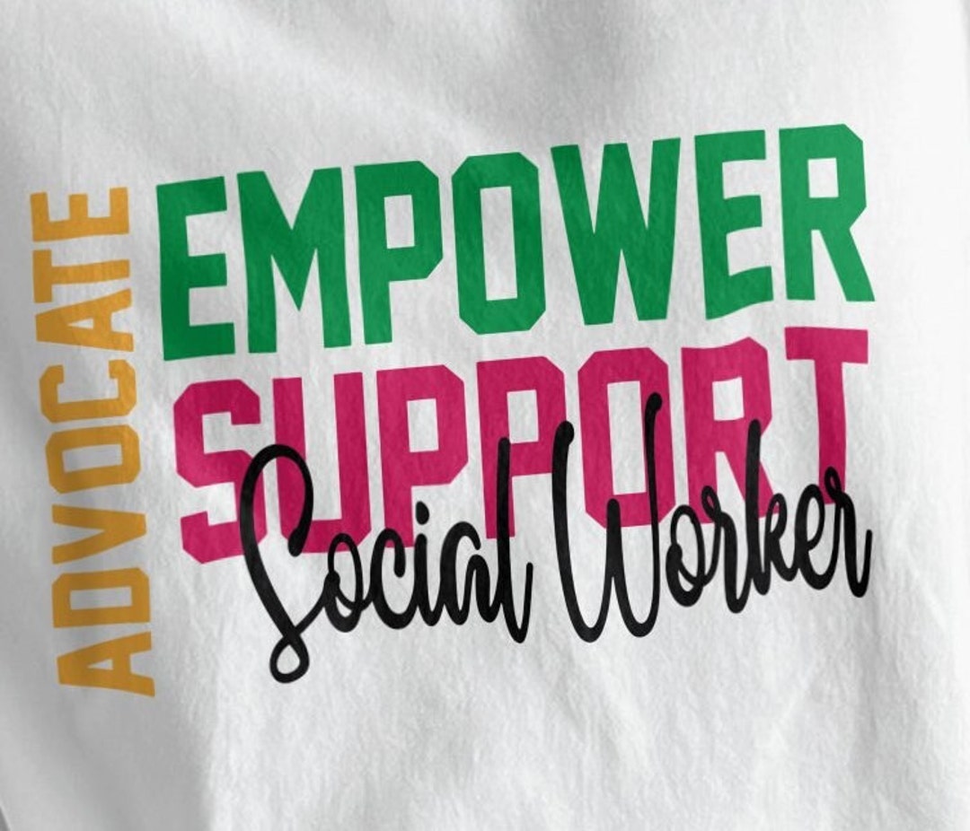 Advocate Empower Support Social Worker Png Svg - Etsy