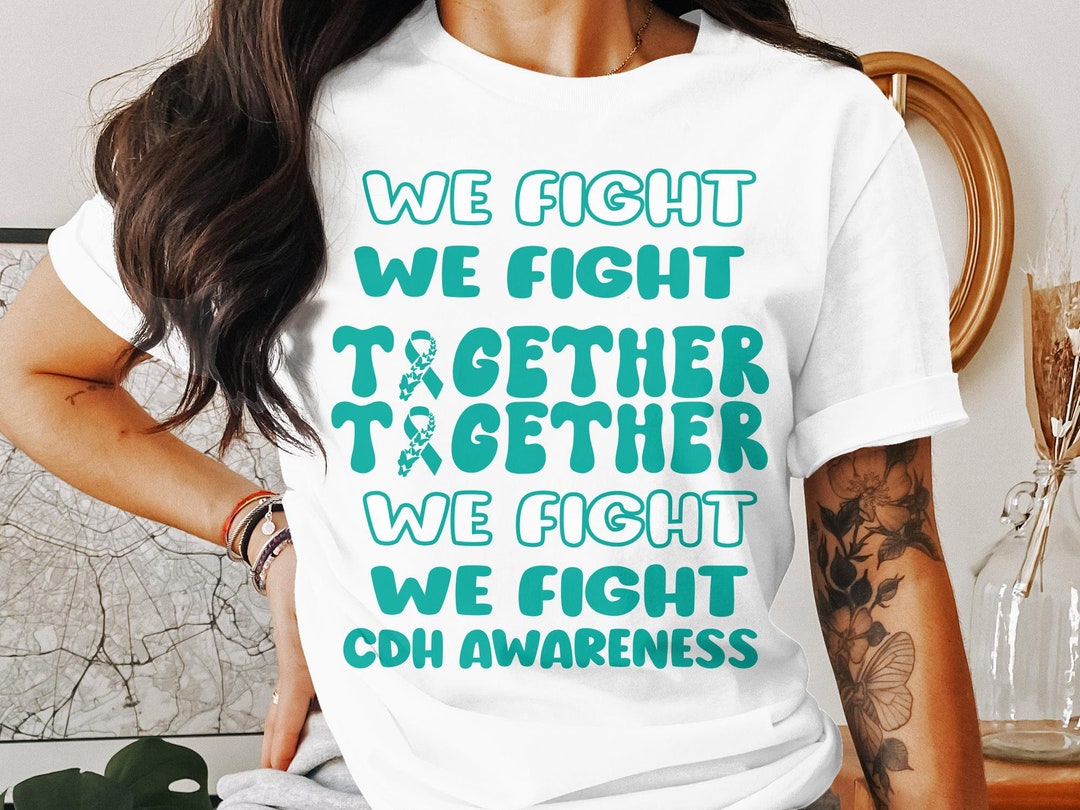 We Fight Together Cdh Awareness Png Svg - Etsy