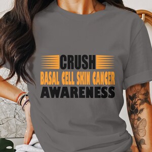 Crush Basal Cell Skin Cancer Awareness Svg Png - Etsy