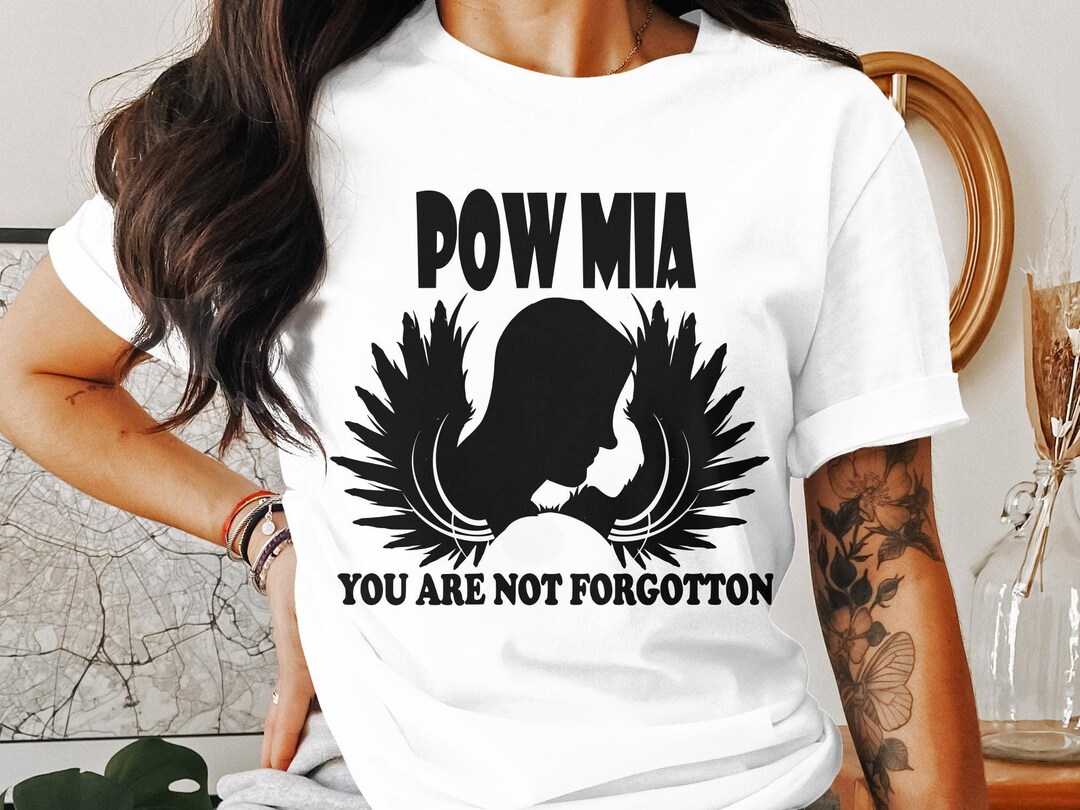 Pow Mia You Are Not Forgotten Png Svg - Etsy