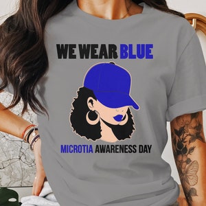 We Wear Blue Microtia Awareness Png Svg - Etsy
