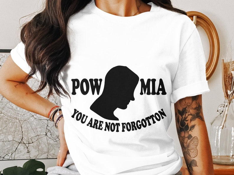 Pow Mia You Are Not Forgotten Png Svg - Etsy