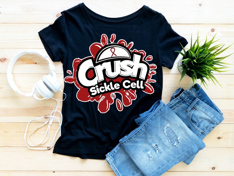 Crush Sickle Cell Png Svg - Etsy