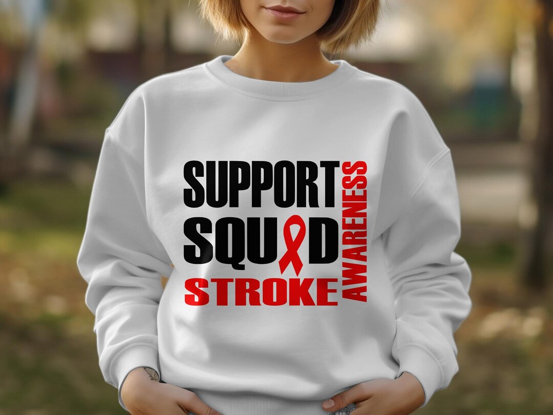 Support Squad Stroke Awareness Png Svg - Etsy