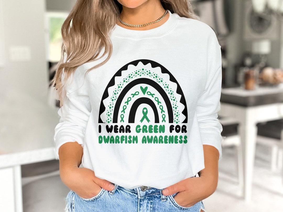 I Wear Green for Dwarfism Awareness Svg Png - Etsy