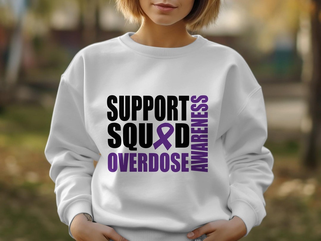 Support Squad Overdose Awareness Svg Png - Etsy