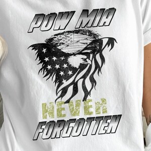 Pow Mia Never Forgotten Png Svg - Etsy
