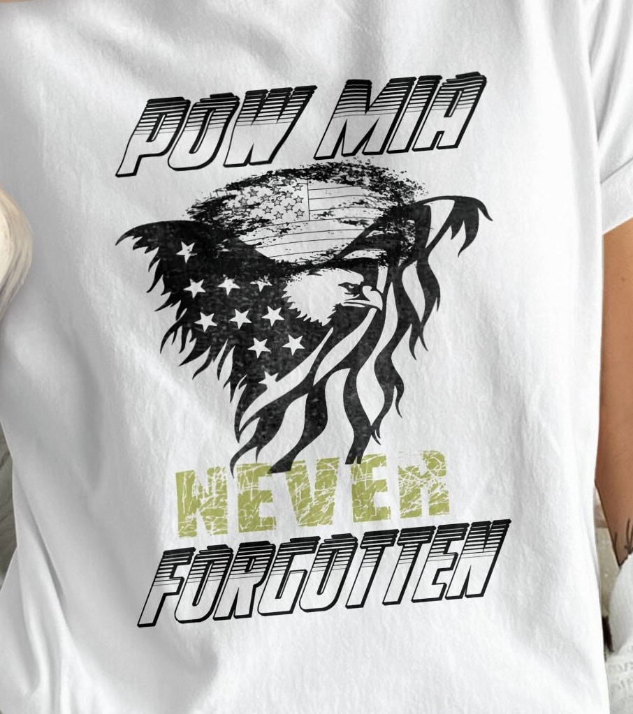 Pow Mia Never Forgotten Png Svg - Etsy