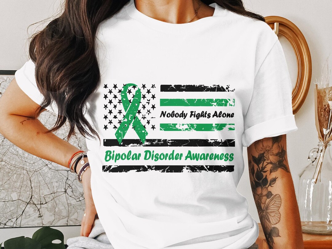 Nobody Fights Alone Bipolar Disorder Awareness Png Svg - Etsy