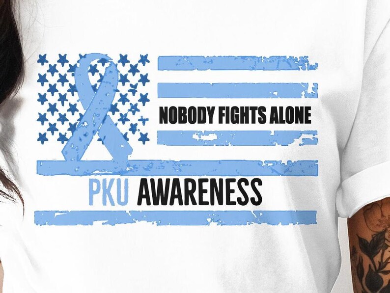 Nobody Fight Alone PKU Awareness Png Svg - Etsy