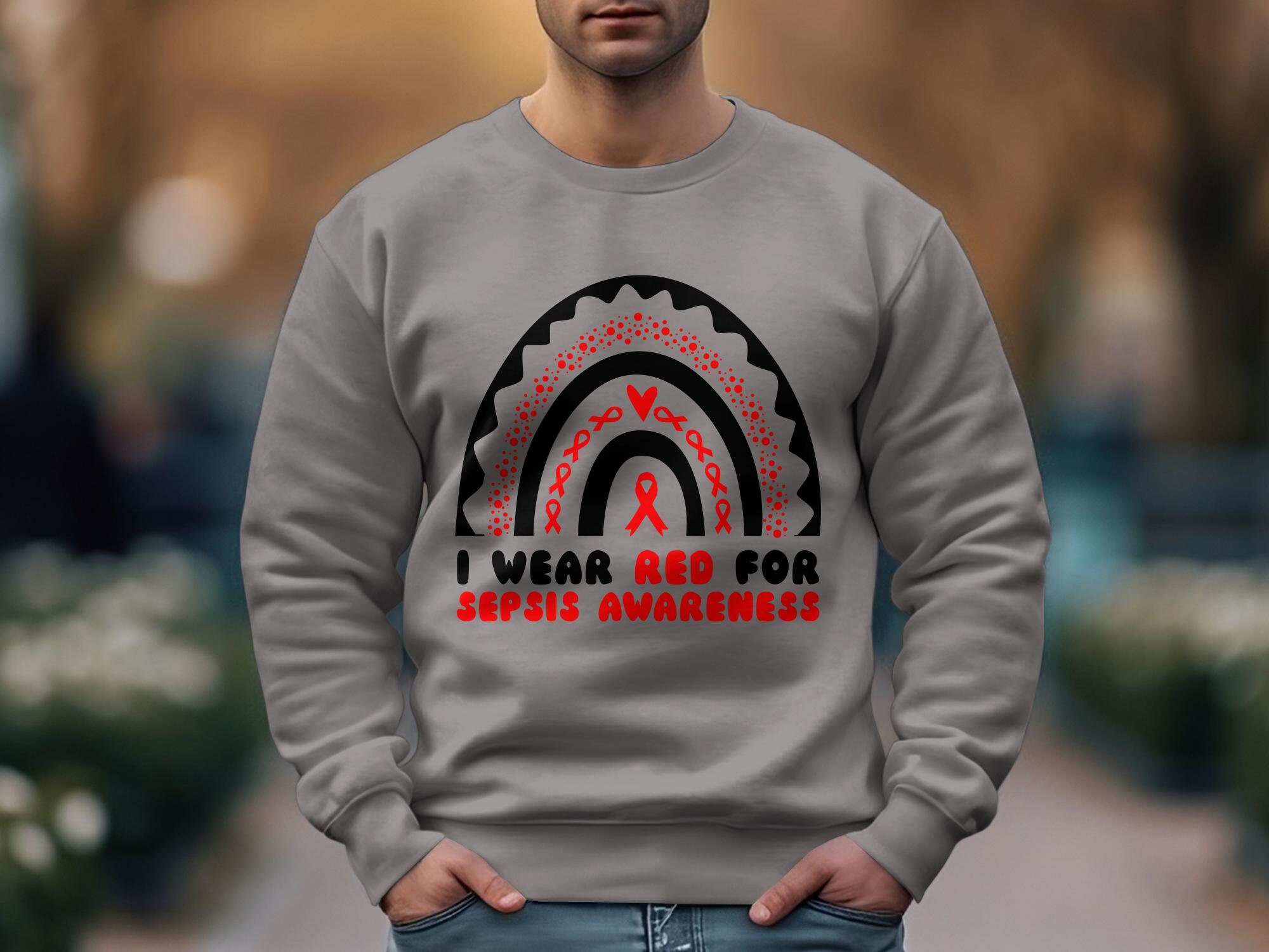 I Wear Red for Sepsis Awareness Svg Png - Etsy UK