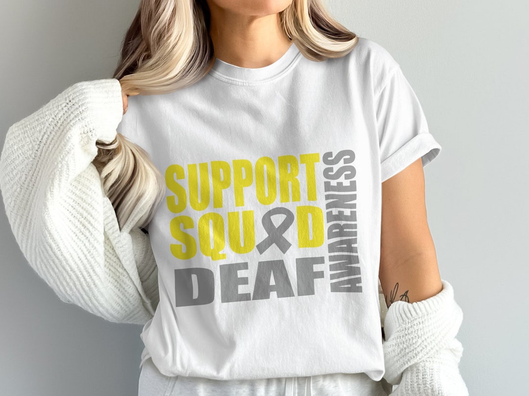 Support Squad Deaf Awareness Svg Png - Etsy