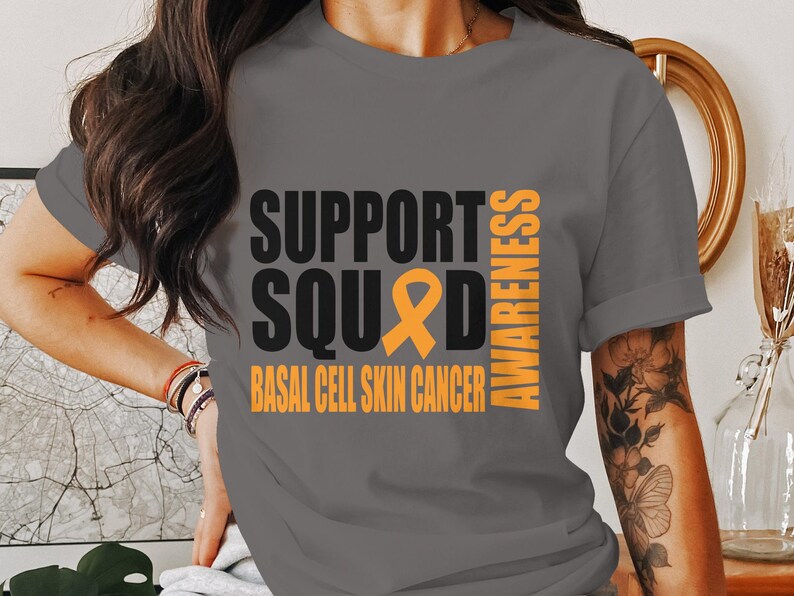Support Squad Basal Cell Skin Cancer Awareness Svg Png - Etsy