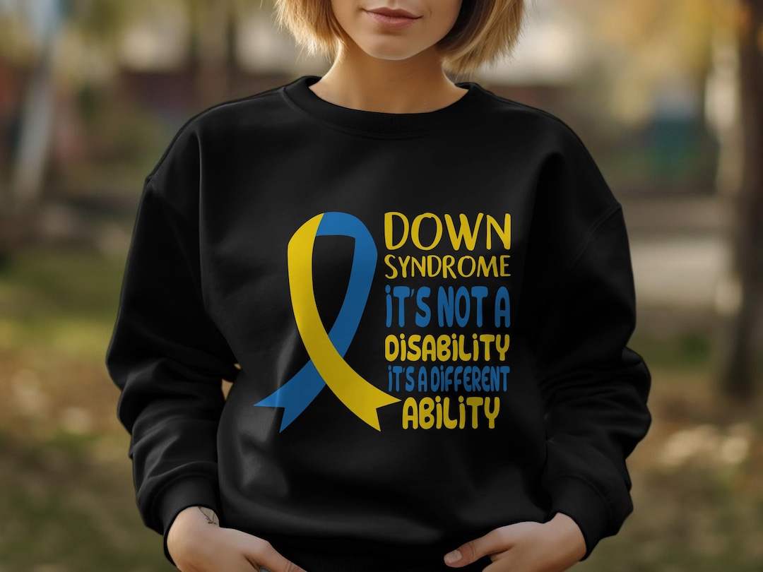 Down Syndrome It's Not a Disability It's a Different Ability Svg Png - Etsy