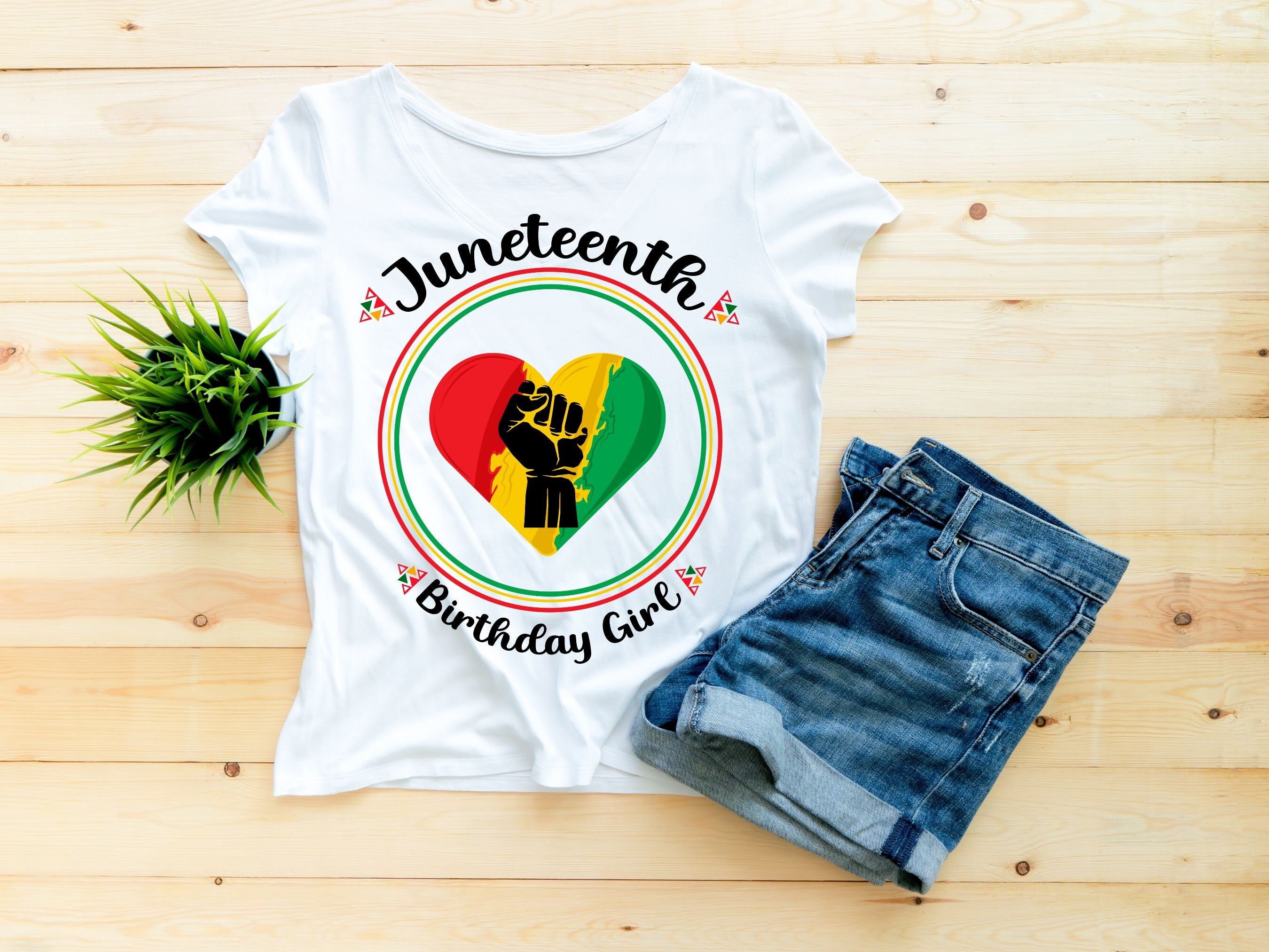 Juneteenth Birthday Girl Png Svg - Etsy