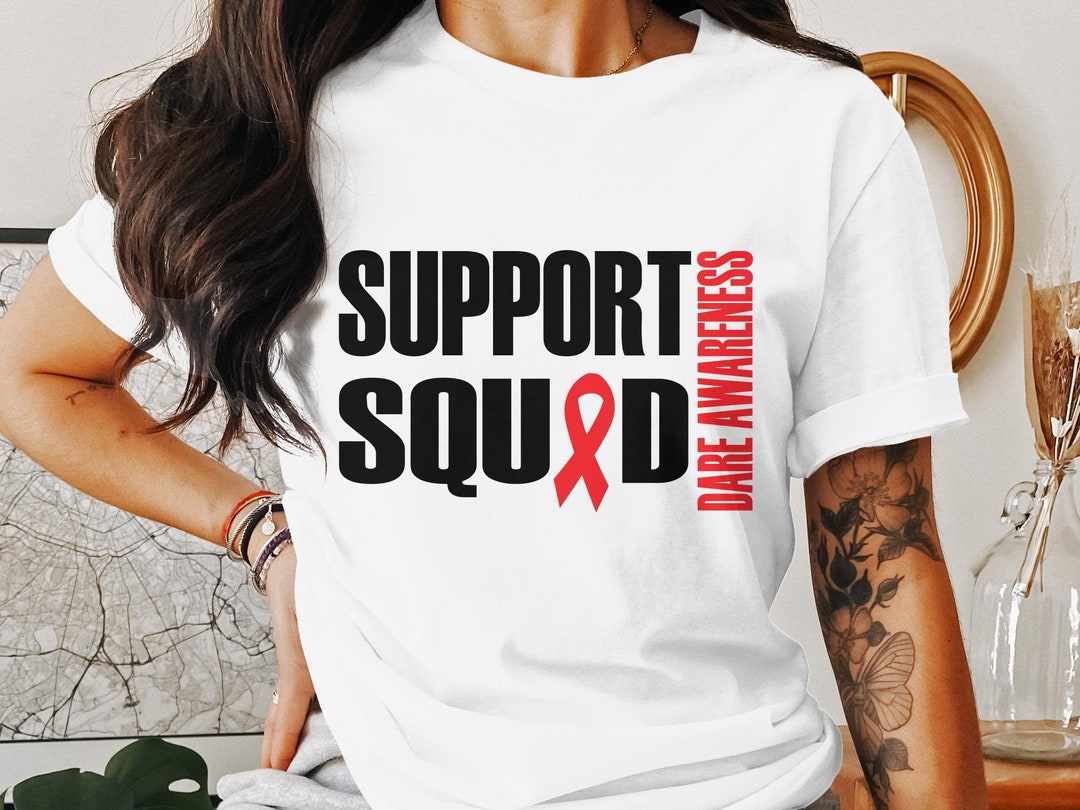 Support Squad Dare Awareness Png Svg - Etsy