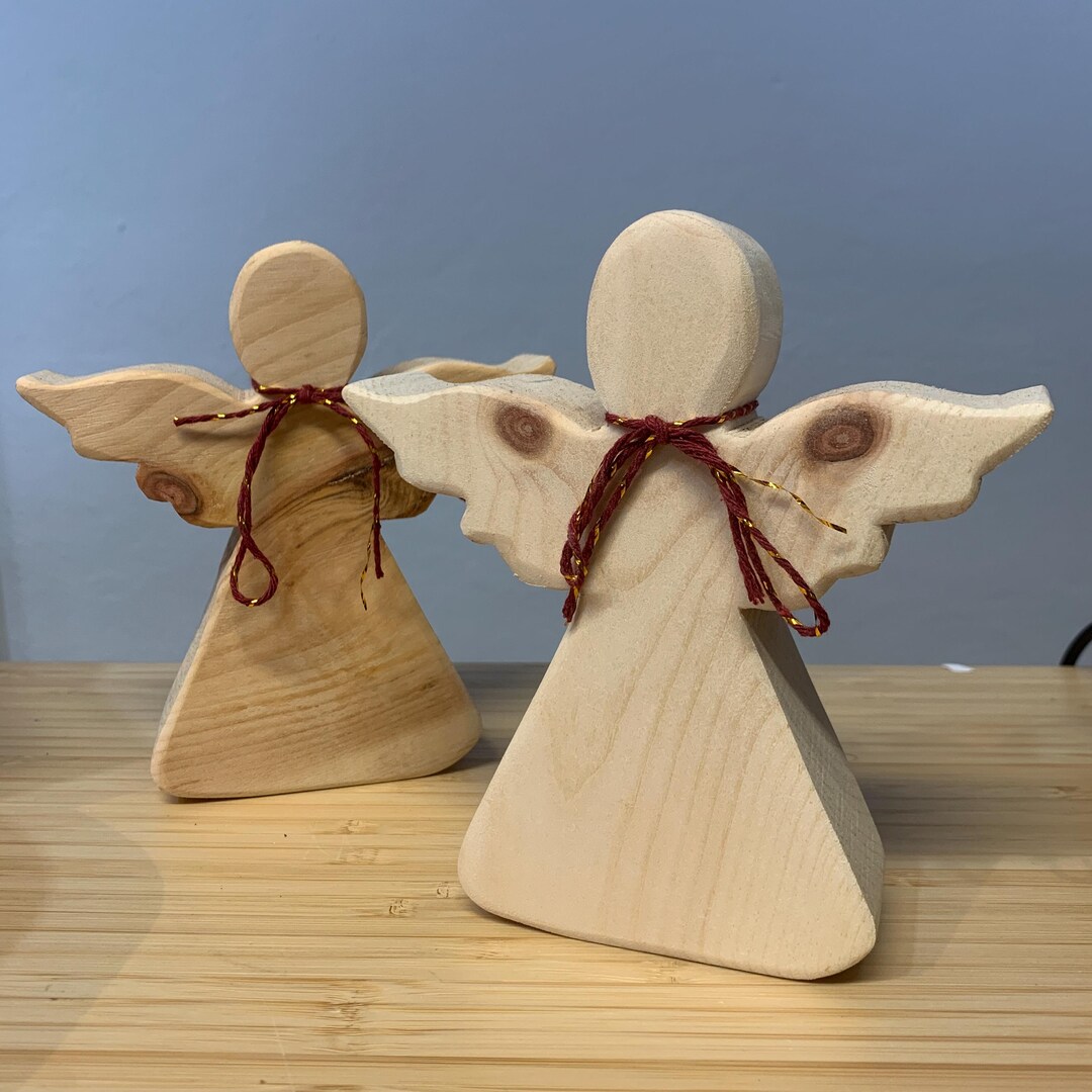 Swiss Pine Angel | Wooden Angel | Decoration | Gift | Swiss Pine | Wood ...
