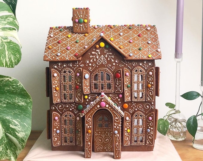 Faux Gingerbread Gothic Manor - Etsy